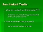 PPT - SEX LINKED TRAITS PowerPoint Presentation, free download - ID:6783448