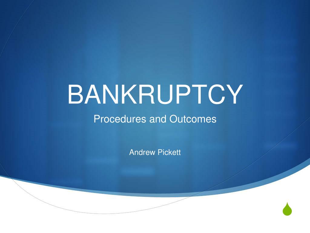 PPT - BANKRUPTCY PowerPoint Presentation, free download - ID:1431252