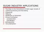 PPT - Sugar Industry PowerPoint Presentation, free download - ID:9325420