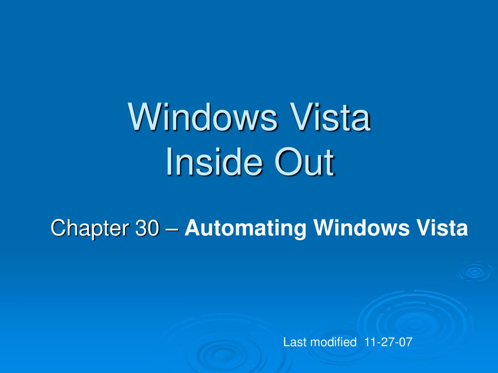 PPT - Windows Vista Inside Out PowerPoint Presentation, free download ...