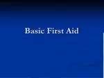 PPT - PERFORM BASIC FIRST AID PROCEDURES PowerPoint Presentation, free ...