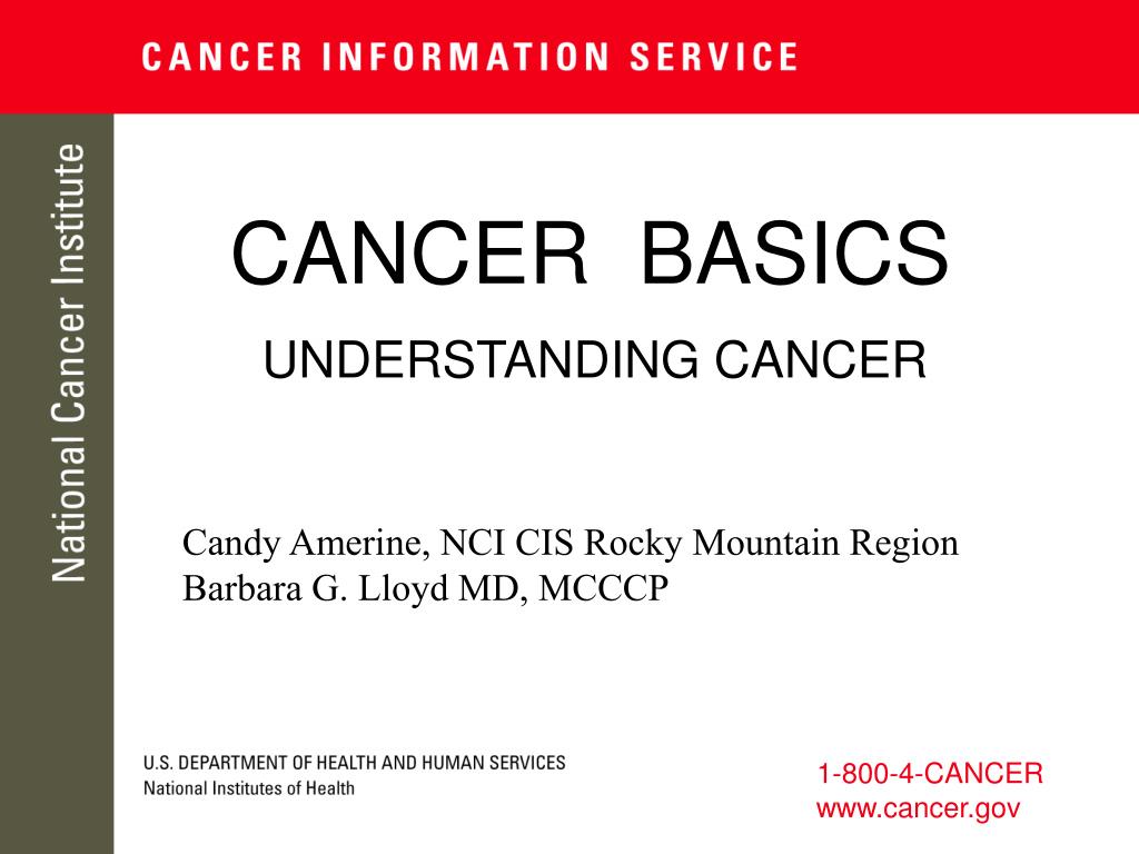 PPT - CANCER BASICS PowerPoint Presentation, free download - ID:1433869