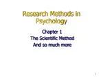 PPT - Research Methods in Psychology PowerPoint Presentation, free ...
