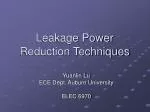 PPT - Power Reduction Techniques in Decimation Filter PowerPoint ...