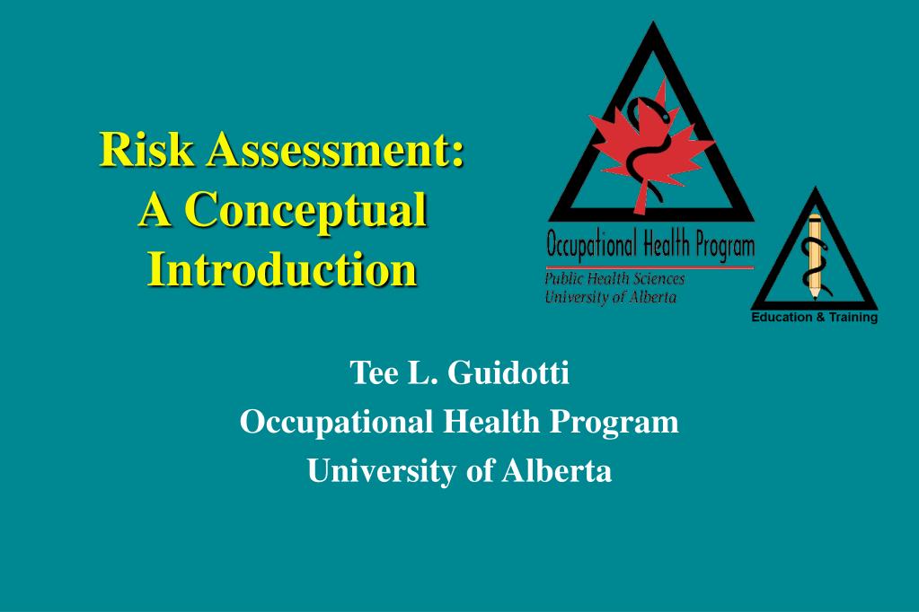 PPT - Risk Assessment: A Conceptual Introduction PowerPoint ...