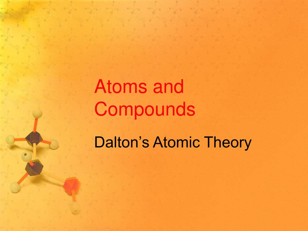 PPT - Atoms and Compounds PowerPoint Presentation, free download - ID ...
