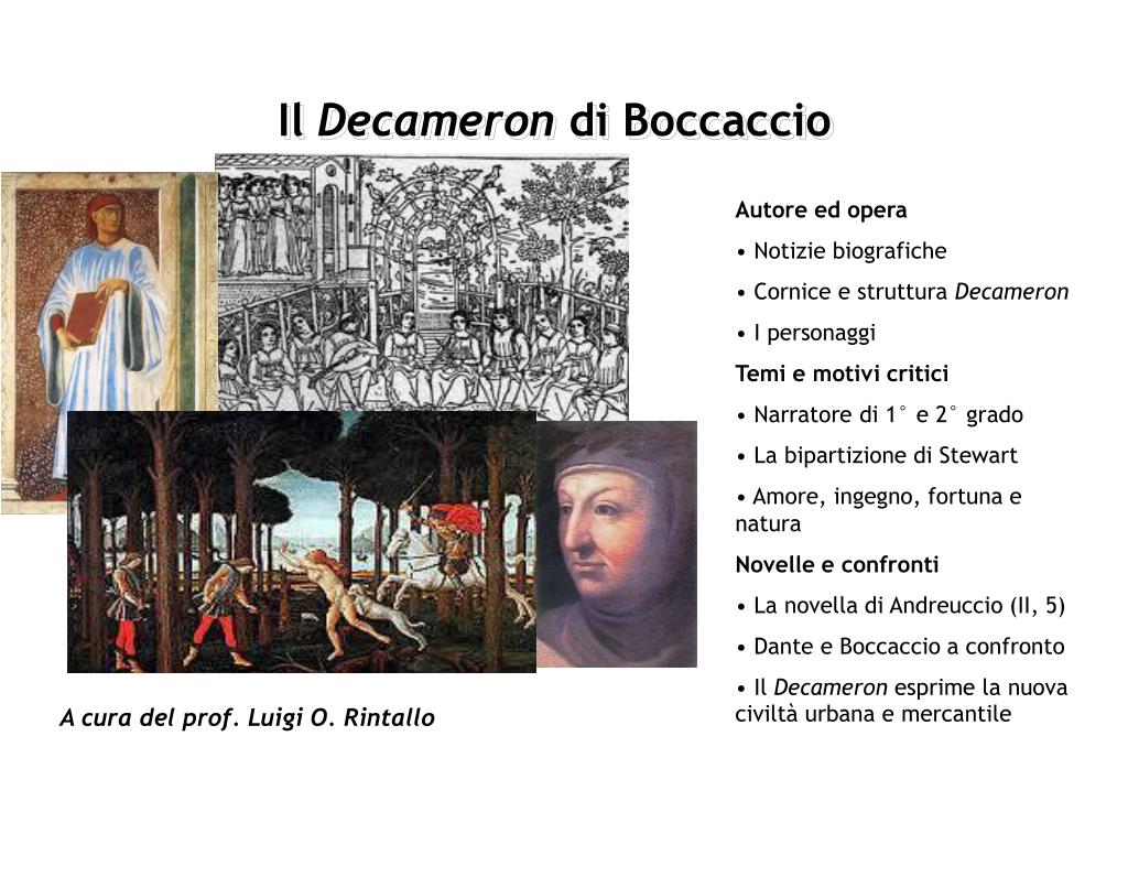 PPT - Il Decameron di Boccaccio PowerPoint Presentation, free download ...
