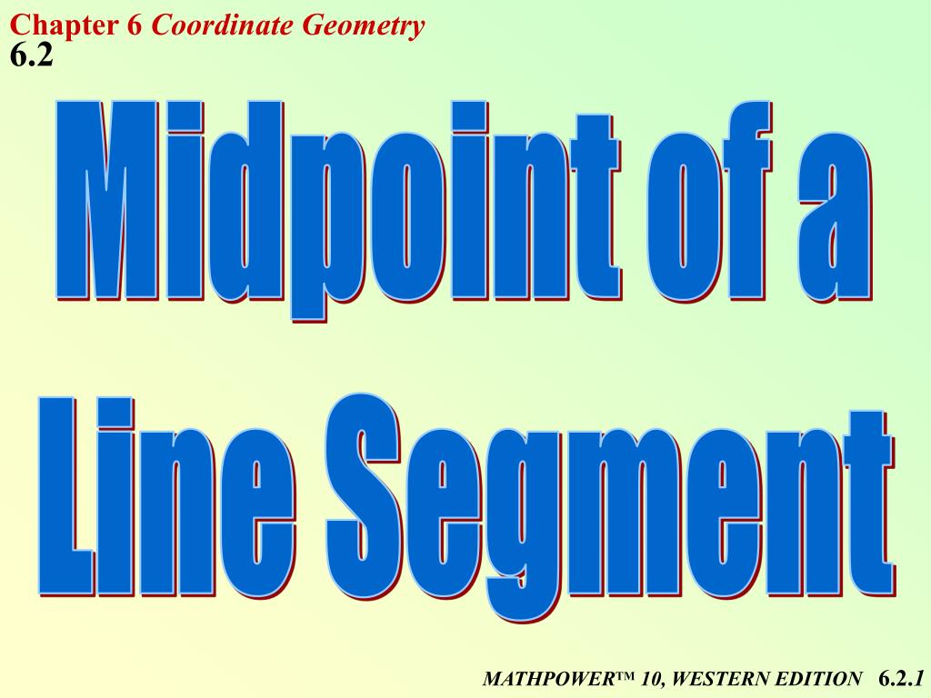 PPT - Midpoint of a Line Segment PowerPoint Presentation, free download ...