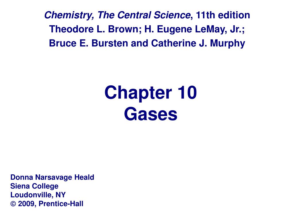PPT - Chapter 10 Gases PowerPoint Presentation, free download - ID:1437768