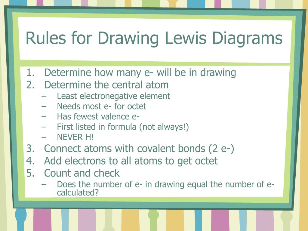 PPT - Rules for Drawing Lewis Diagrams PowerPoint Presentation, free ...