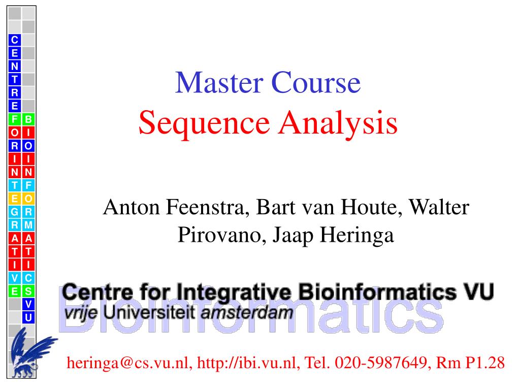 PPT - Master Course Sequence Analysis PowerPoint Presentation, free download - ID:1438790