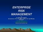 PPT - ENTERPRISE RISK MANAGEMENT PowerPoint Presentation, free download ...