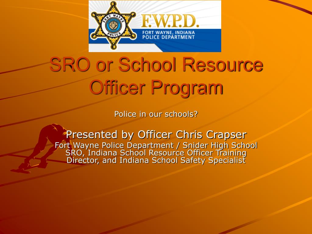PPT - SRO or School Resource Officer Program PowerPoint Presentation ...