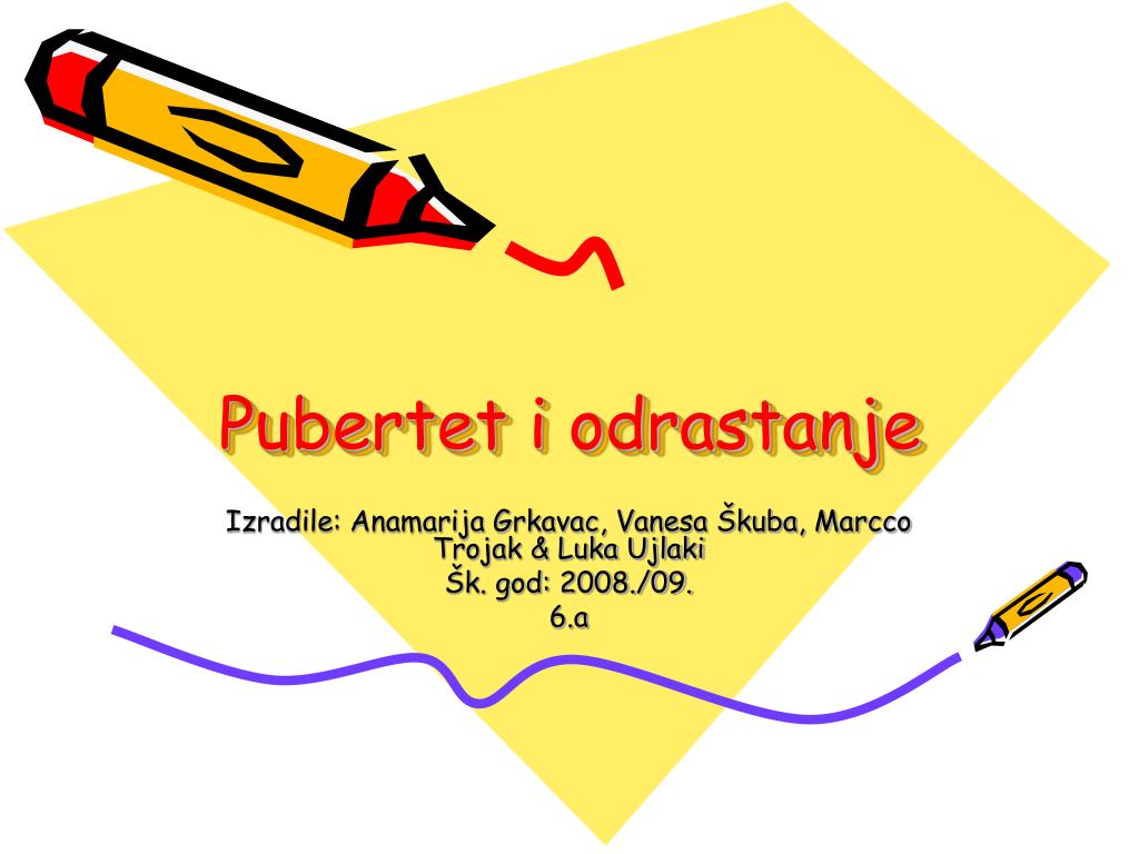 PPT - Pubertet i odrastanje PowerPoint Presentation, free download - ID ...