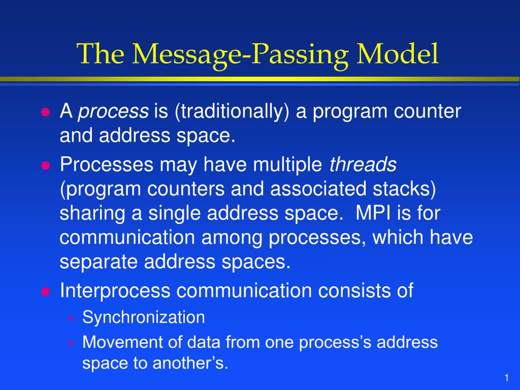PPT - The Message-Passing Model PowerPoint Presentation, free download ...