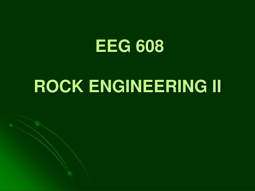 PPT - EEG 608 PowerPoint Presentation, free download - ID:1441876