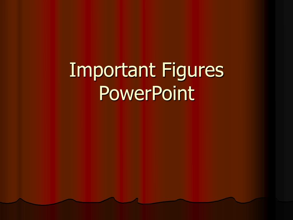 PPT - Important Figures PowerPoint PowerPoint Presentation, free ...