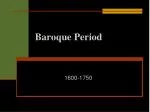 PPT - BAROQUE PowerPoint Presentation, free download - ID:2838932