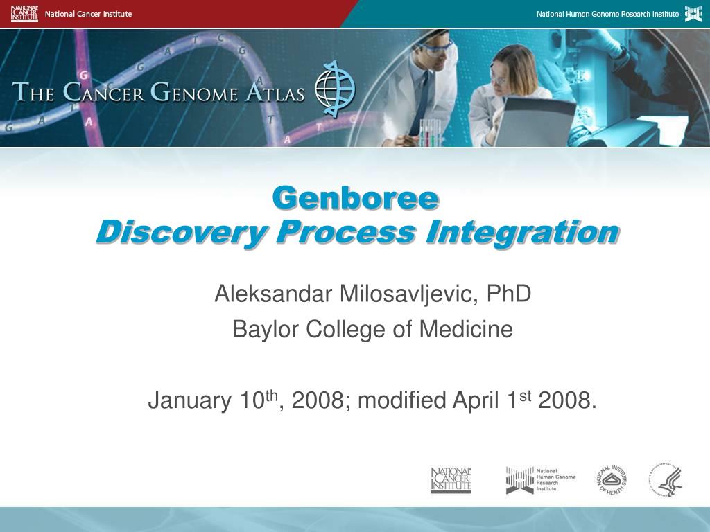 PPT - Genboree Discovery Process Integration PowerPoint Presentation ...