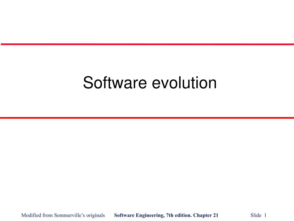 PPT - Software evolution PowerPoint Presentation, free download - ID ...