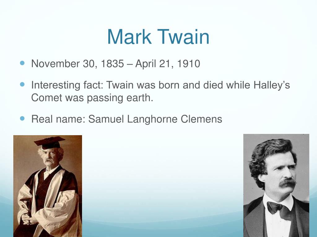 PPT - Mark Twain: A Life in a Changing World PowerPoint Presentation ...