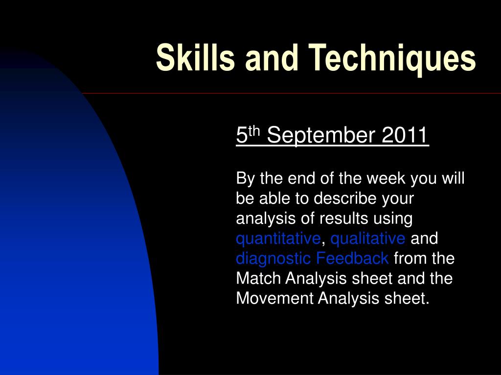 PPT - Skills and Techniques PowerPoint Presentation, free download - ID ...
