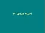 PPT - Math Grade 4 PowerPoint Presentation, free download - ID:5919936