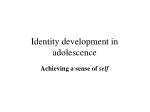 PPT - Social Development, Identity formation, and Challenges in ...