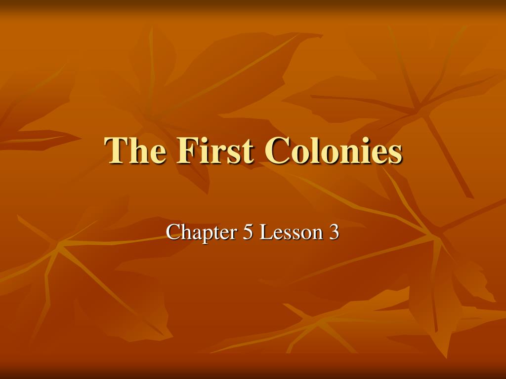 PPT - The First Colonies PowerPoint Presentation, free download - ID ...