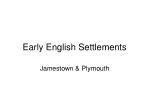 PPT - English Settlements PowerPoint Presentation, free download - ID ...