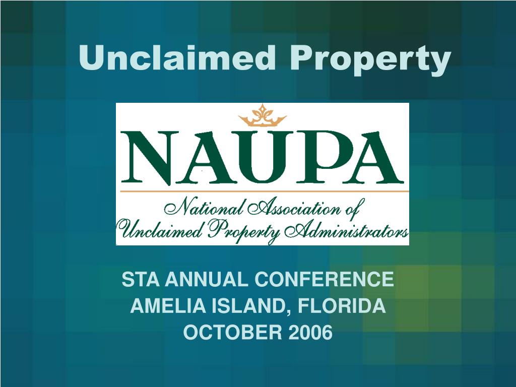 PPT - Unclaimed Property PowerPoint Presentation, free download - ID:145223
