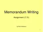PPT - The Trial Brief & Supporting Memorandum PowerPoint Presentation ...