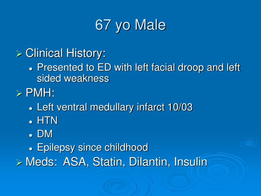 PPT - 67 yo Male PowerPoint Presentation, free download - ID:1454249