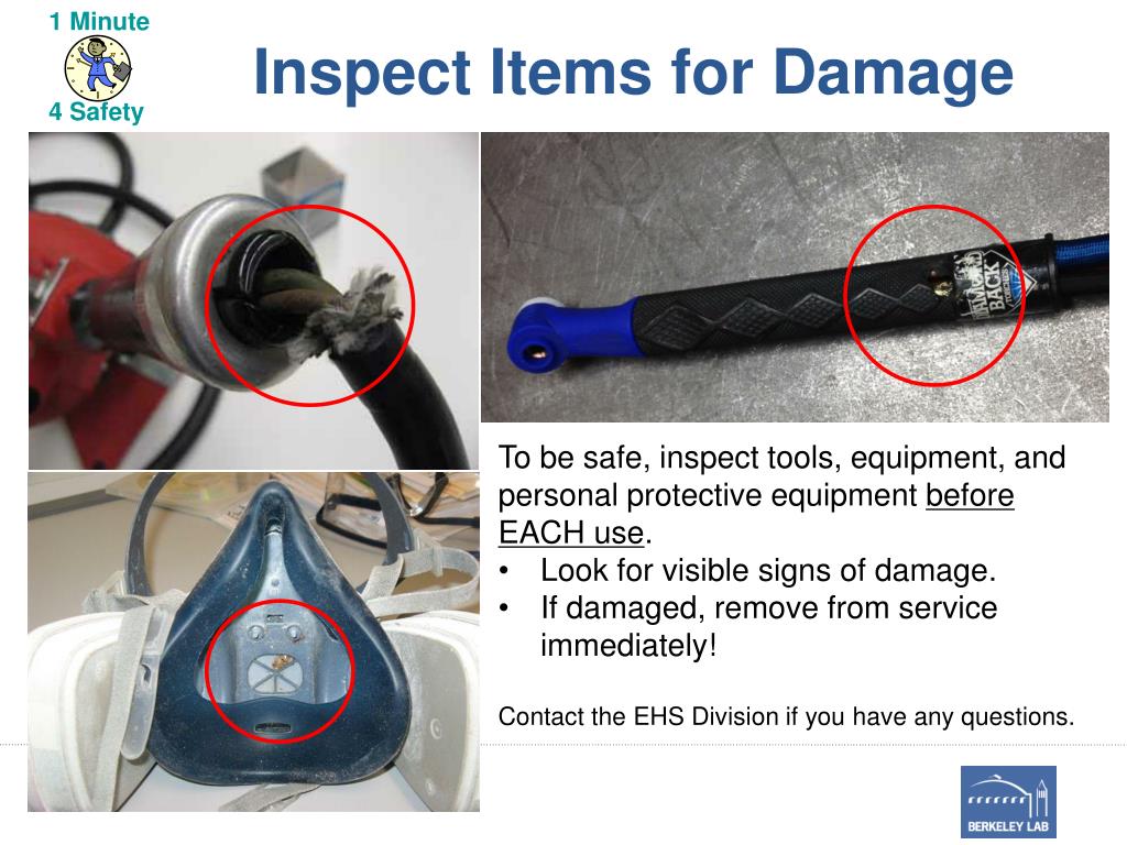 PPT - Inspect Items for Damage PowerPoint Presentation, free download ...