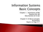PPT - Chapter 2 Basic concepts: an introduction to business information ...