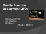 PPT - APQP - CP - QFD PowerPoint Presentation, free download - ID:187077