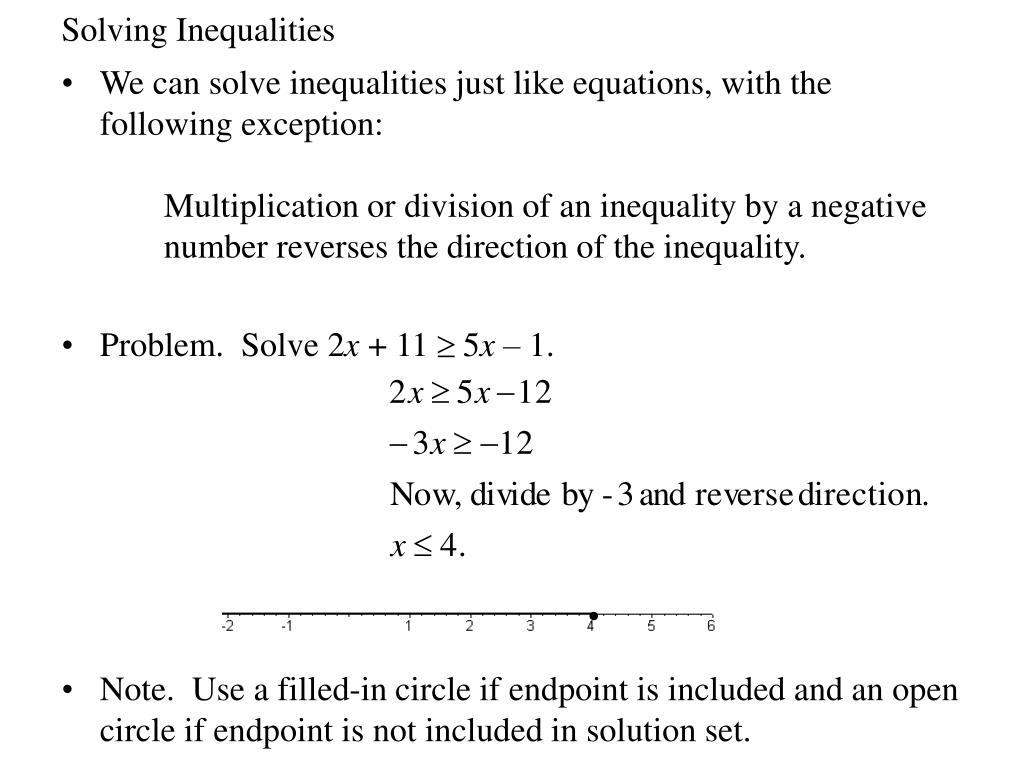 PPT - Solving Inequalities PowerPoint Presentation, free download - ID ...