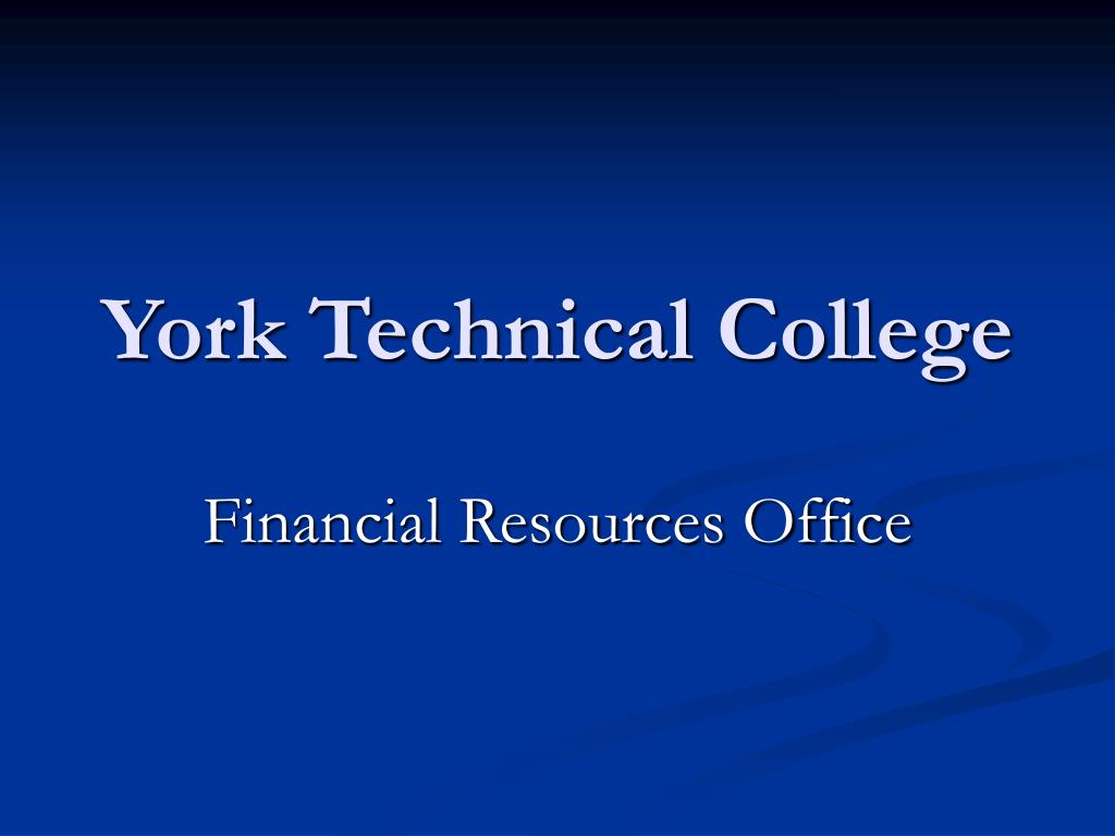 PPT - York Technical College PowerPoint Presentation, free download ...