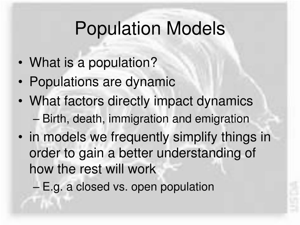 PPT - Population Models PowerPoint Presentation, free download - ID:1458905