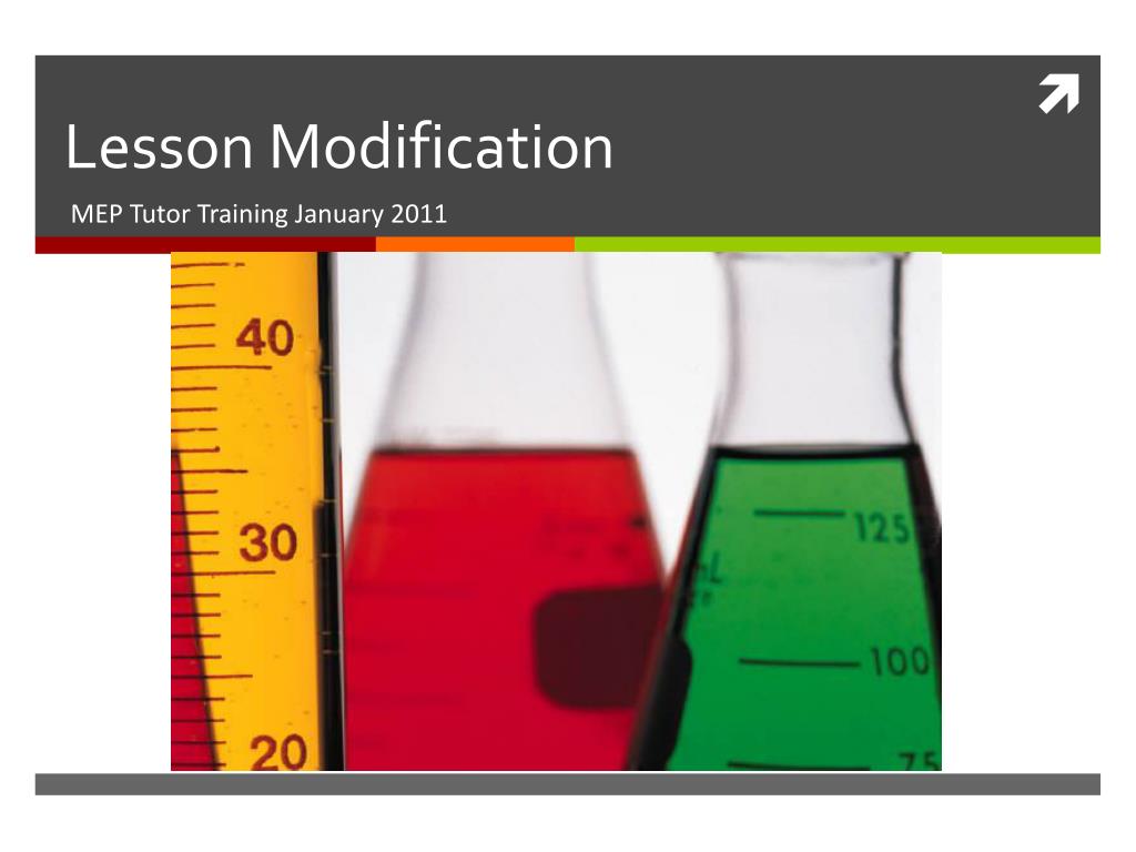 PPT - Lesson Modification PowerPoint Presentation, free download - ID ...