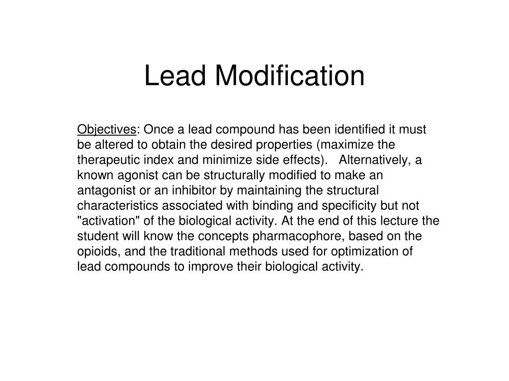 PPT - Lead Modification PowerPoint Presentation, free download - ID:1459329