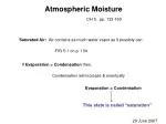 PPT - Chapter 6 Introduction to Atmospheric Moisture PowerPoint ...