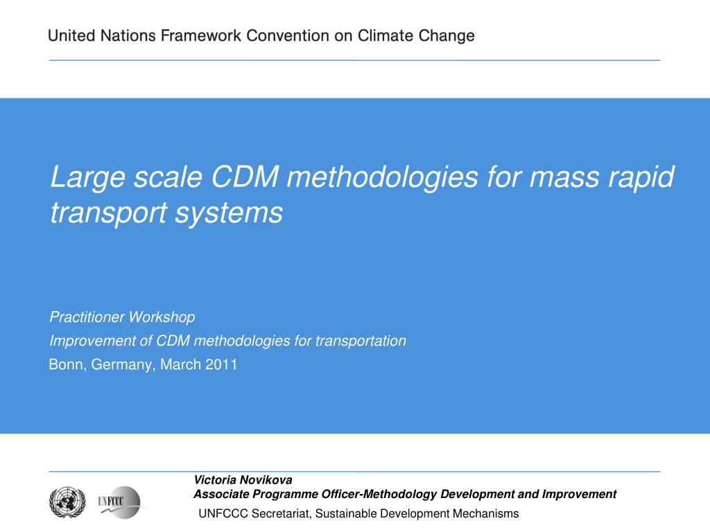 PPT - Large scale CDM methodologies for mass rapid transport systems ...