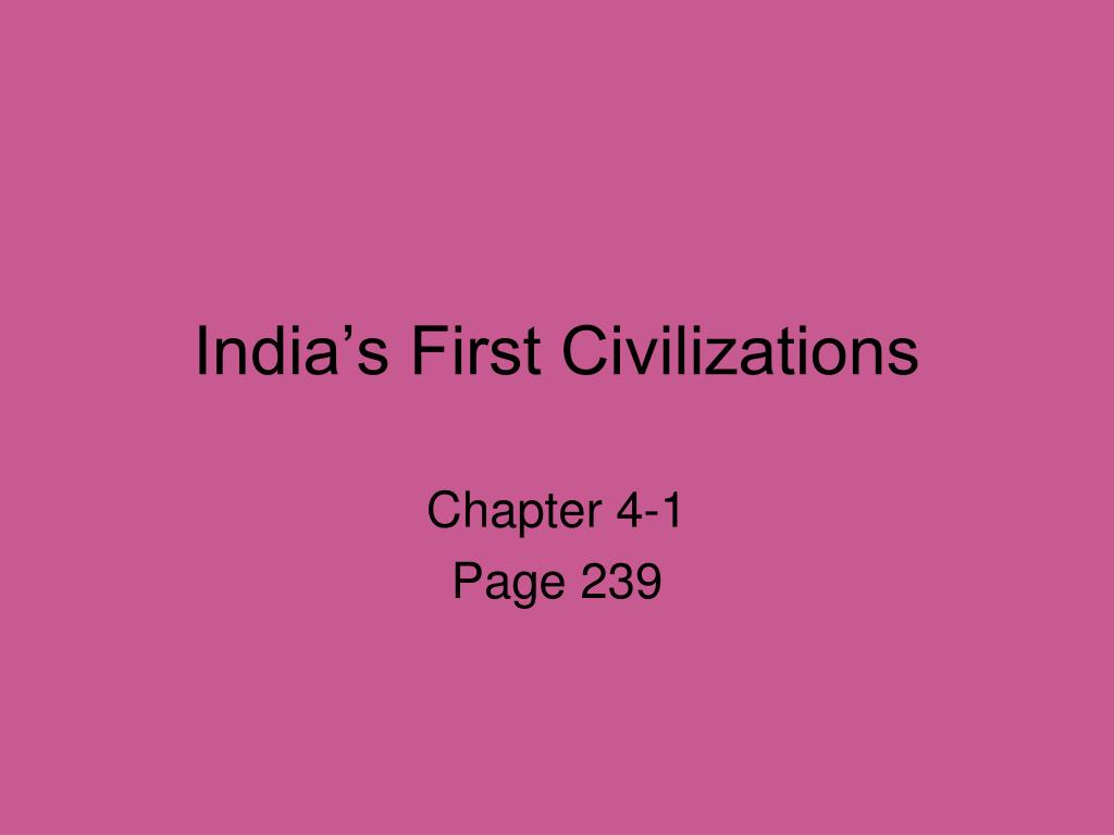 PPT - Exploring India's First Civilizations and Geography: The Indus ...