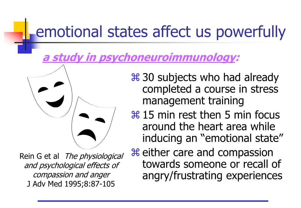 PPT - The Powerful Impact of Emotional States on Health: A Study in ...
