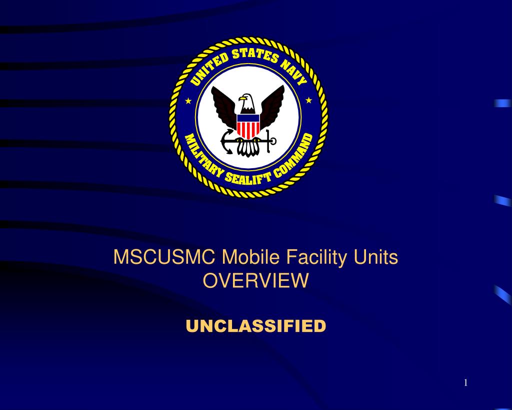 PPT - MSC Mobile Facility Units - Capabilities Overview PowerPoint ...
