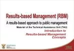 PPT - Results-Based Management (RBM) PowerPoint Presentation, free download - ID:4282321