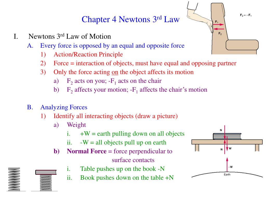 PPT - Chapter 4 Newtons 3 rd Law PowerPoint Presentation, free download ...