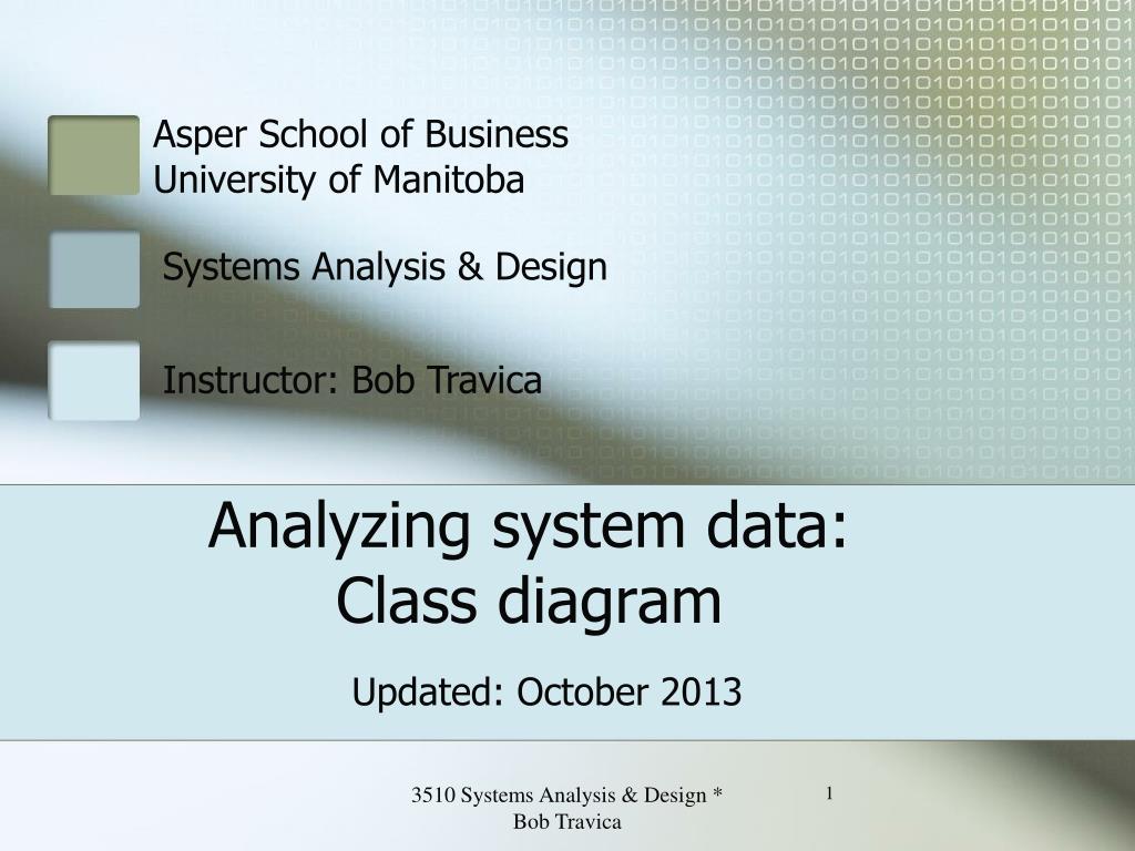 PPT - Mastering Systems Analysis & Design: Problem Domain Classes and ...