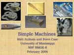 PPT - Aboriginal ‘Simple’ Machines: It’s Not Just About European Males ...